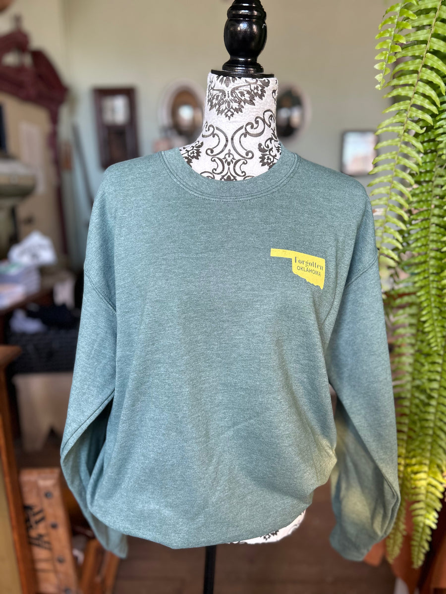 Forgotten Oklahoma Sweatshirt – Forgotten Oklahoma & Wildfire Trading Co.