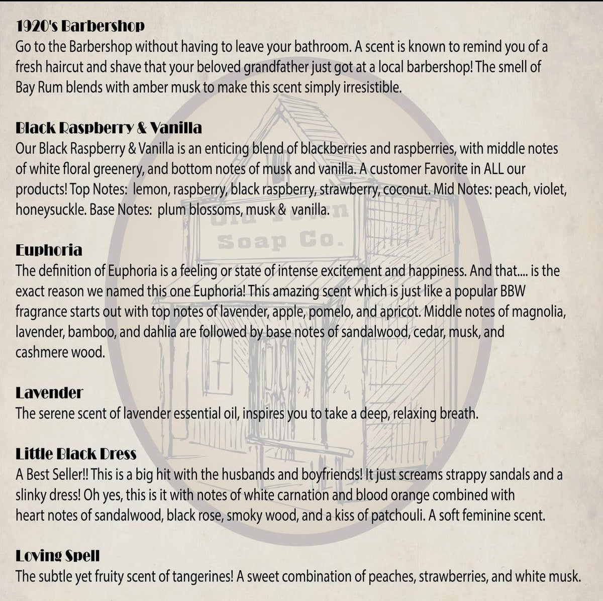 Old Town Soap Company Shower Gel- Black Raspberry & Vanilla – Forgotten ...