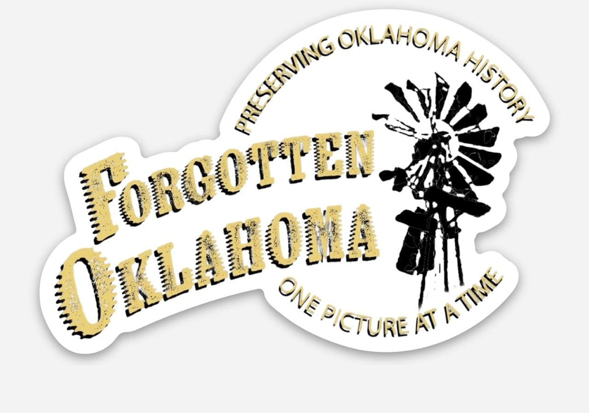 Forgotten Oklahoma Sticker – Forgotten Oklahoma & Wildfire Trading Co.